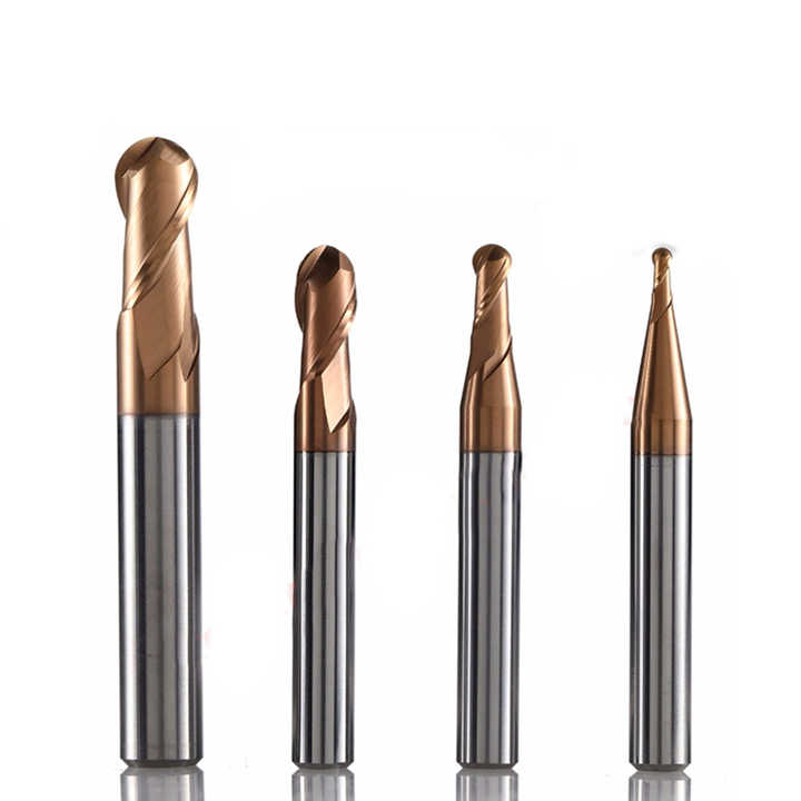 Hard Alloy Milling Cutter HMX-2B KMG5515 High Hardness Steel Double ...