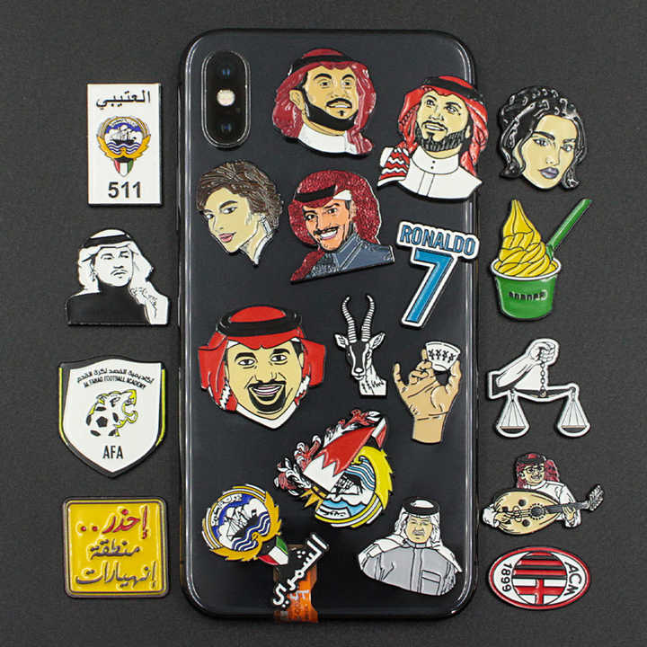 Factory High Quality 3M Sticker Pin China Factory Stock Saudi Custom ...