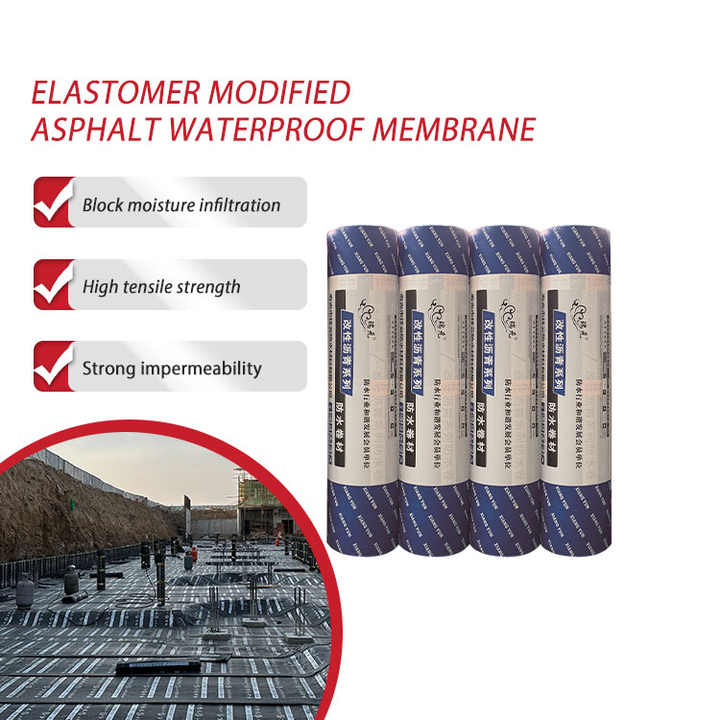 App Modified Bitumen Membranes Waterproofing 3mm Thick SBS Asphalt Polyester Roof Basement ...