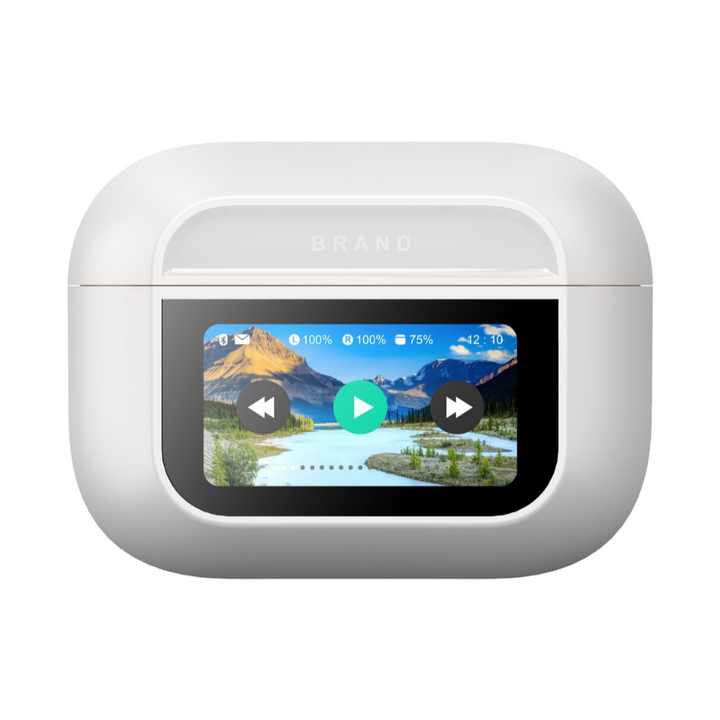 V10 Touch Screen Anc Wireless Earphones Tws Noise Cancelling Earbud ...