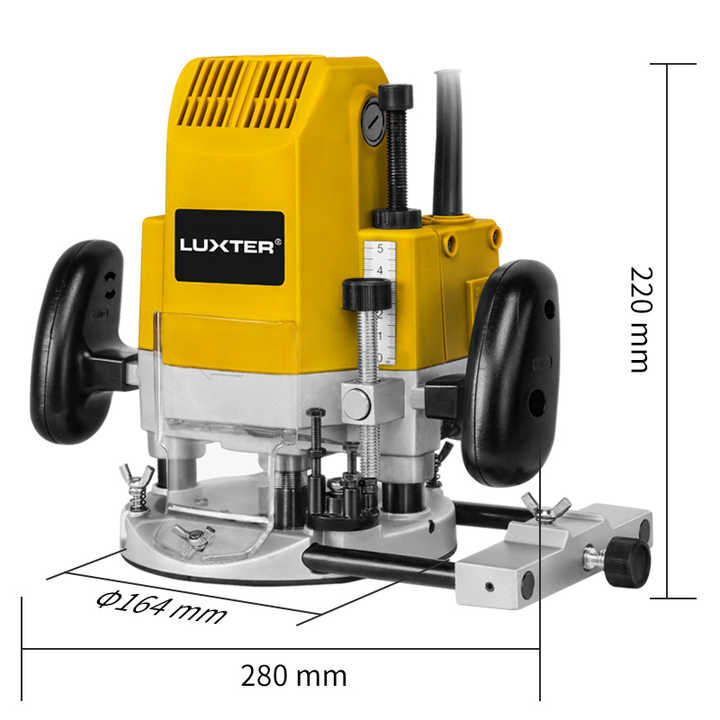 LUXTER 1650W Electric Router - Precision Woodworking Tools
