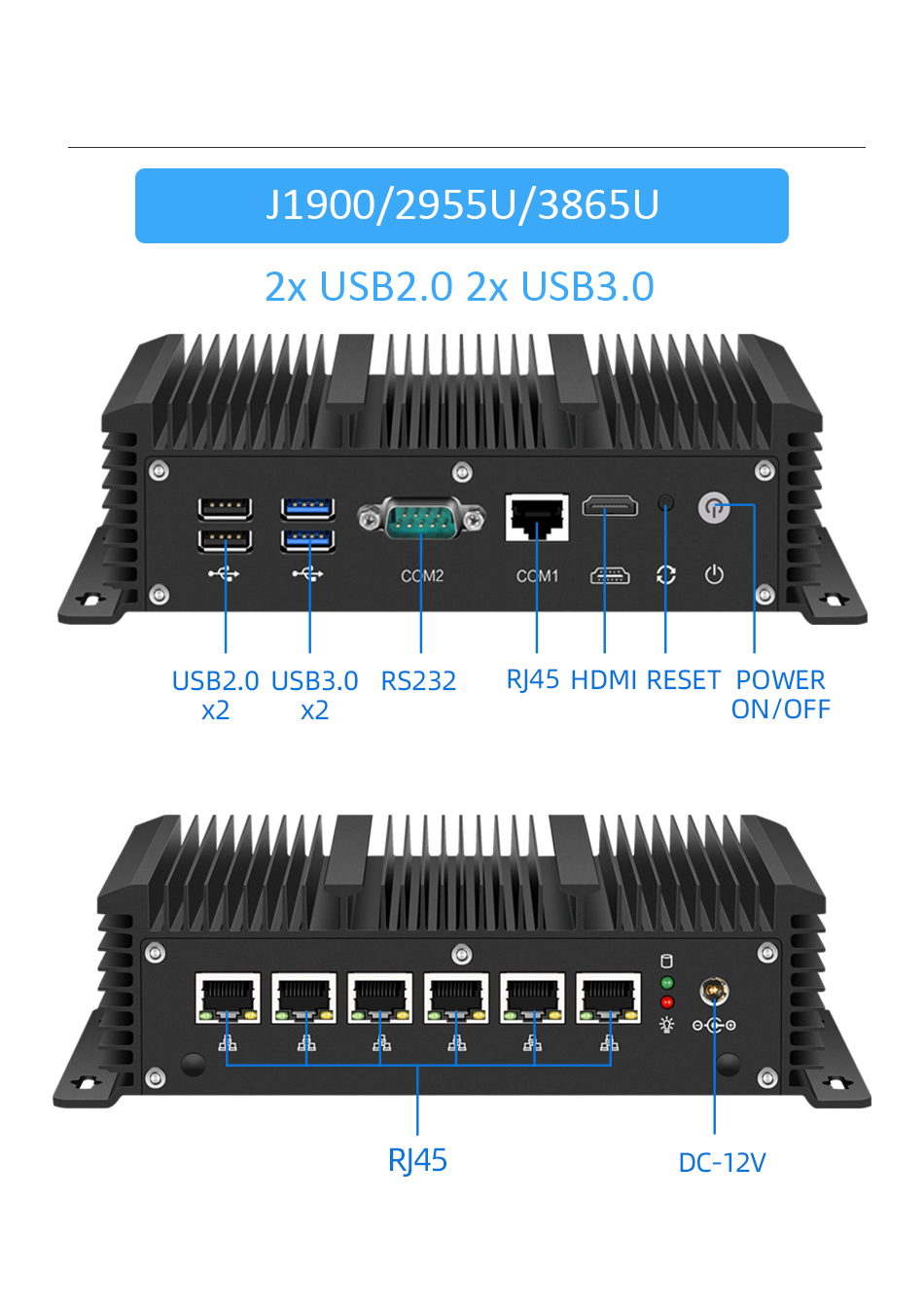Mikrotik I7 6 Port Lan Ntp Desktop Network Server Protection Opnsense ...
