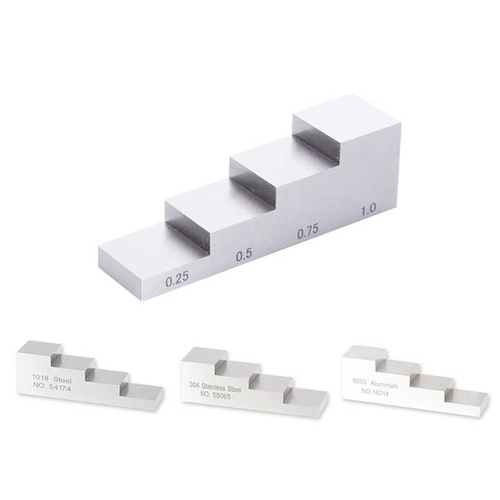 YUSHI NDT UT Accessories Step Wedge Ultrasonic Thickness Calibration ...