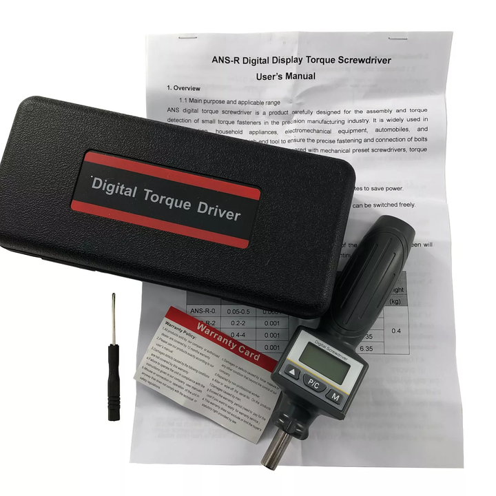 Portable Handheld Torque Screwdriver Set 2% Accuracy Preset Precision ...