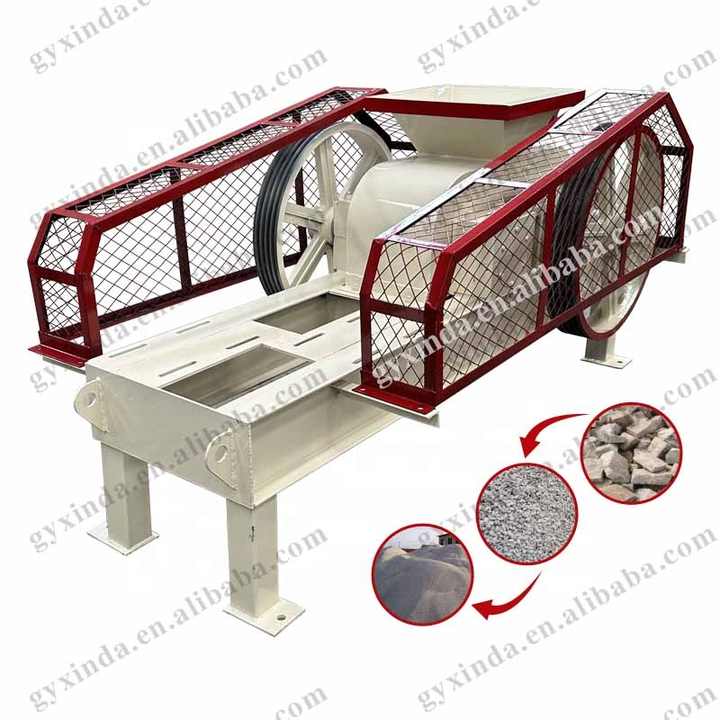 Made in China Iron Ore Roller Crusher Diesel Sandstone Double Roll ...