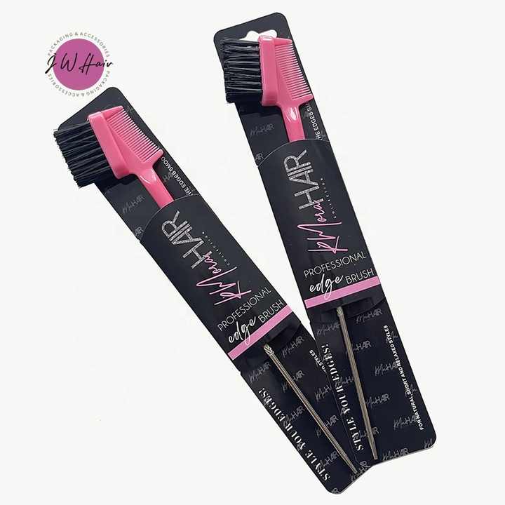 ABS Nylon Bristle Hair Edge Control Brush - Custom Logo