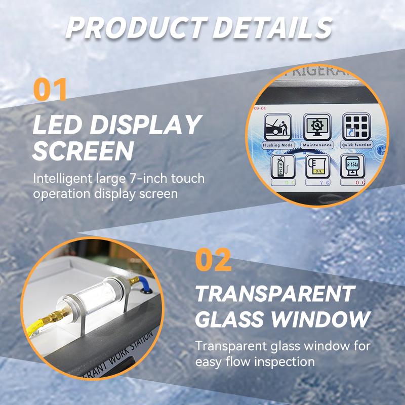 Auto Air Conditioner Recycling & Recharging Machine CE Certified