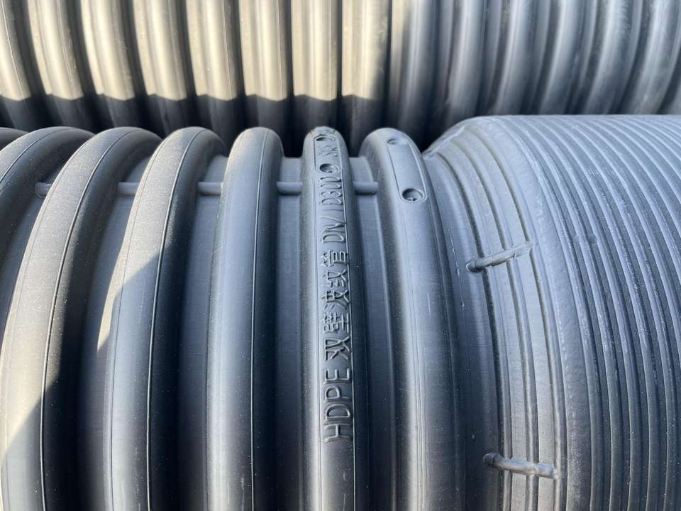 Polyethylene Drainage Culvert Sewage Drain Pipe 600mm 800mm Large ...