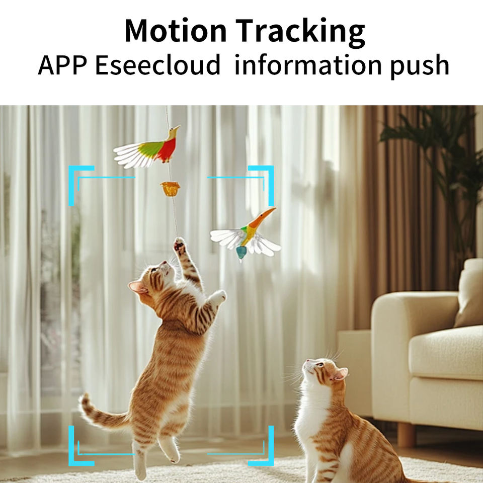 Eseecloud Indoor Camera Light-Bulb Dual-Lens H.265 Full-Color Night ...