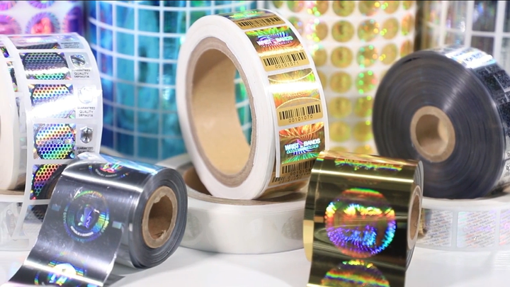 Anti Counterfeit Hologram QR Code Sticker - Secure & Customizable