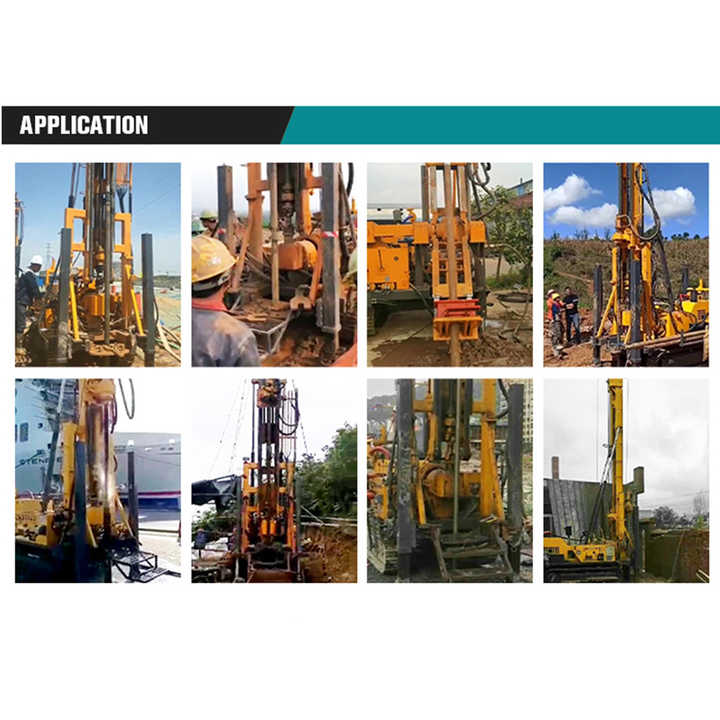 150m Depth Water Well Drilling Rig Machines With Fully Automatic Hydraulic Household Well ...