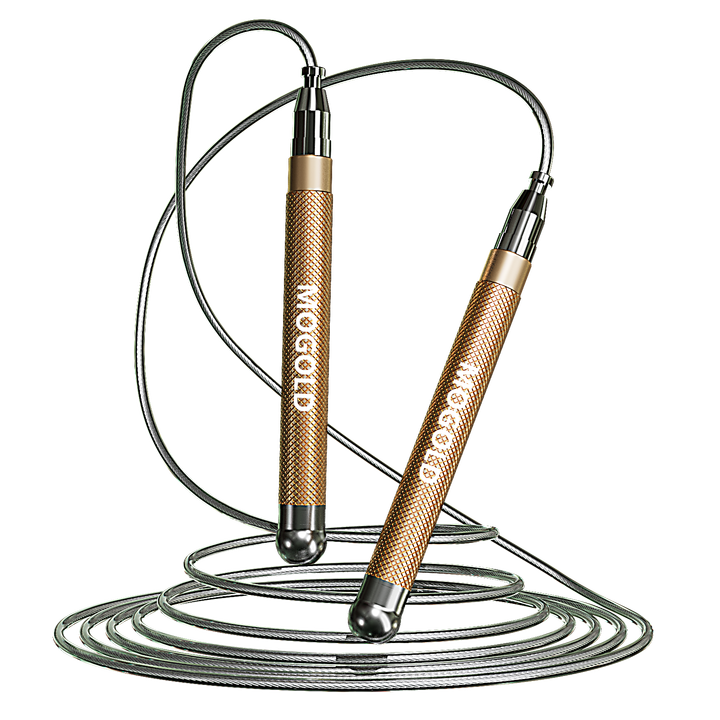 MOGOLD Adjustable Speed Jump Rope Fitness Steel Wire and PVC Material ...