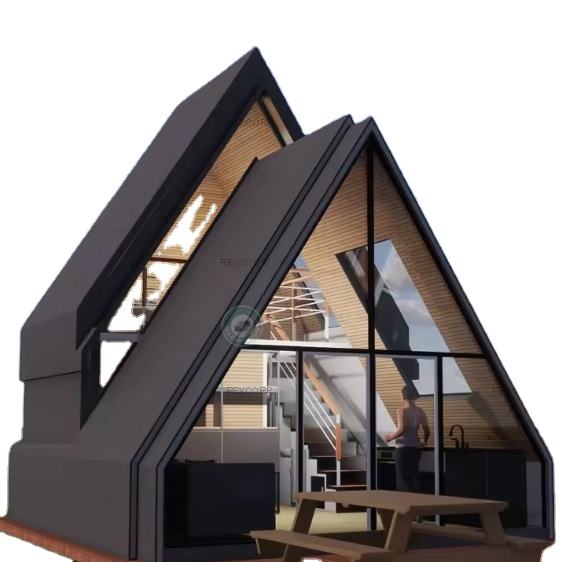 Luxury Prefabricated House - Durable 2 Floor Steel Frame