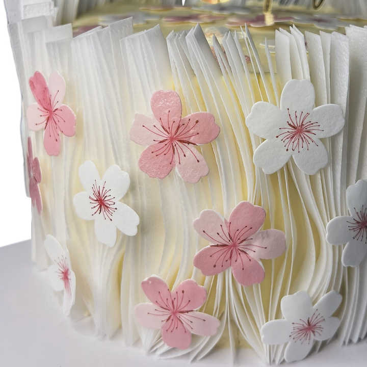 Edible Wafer Paper Flowers - Sakura Pink Cherry Blossoms