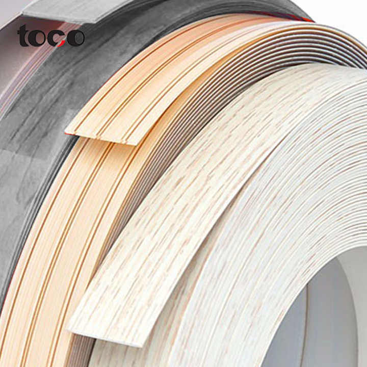 TOCO Wood Grain PVC Banding Table Edging Trim - Flexible & Stylish