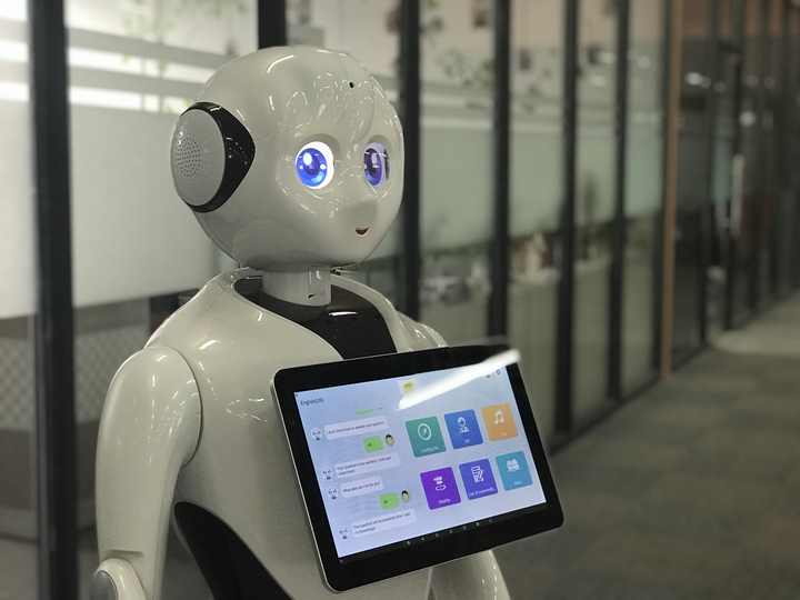 Humanoid AI Smart Guest and Welcome Robot for Airport