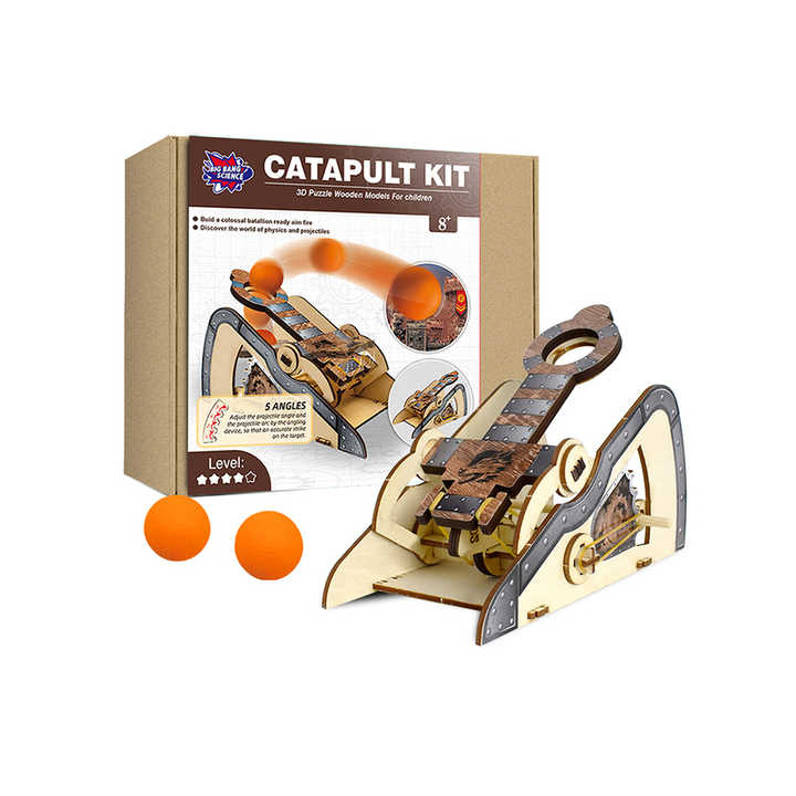 Catapult Kit - Educational DIY Toy for School Science Projects