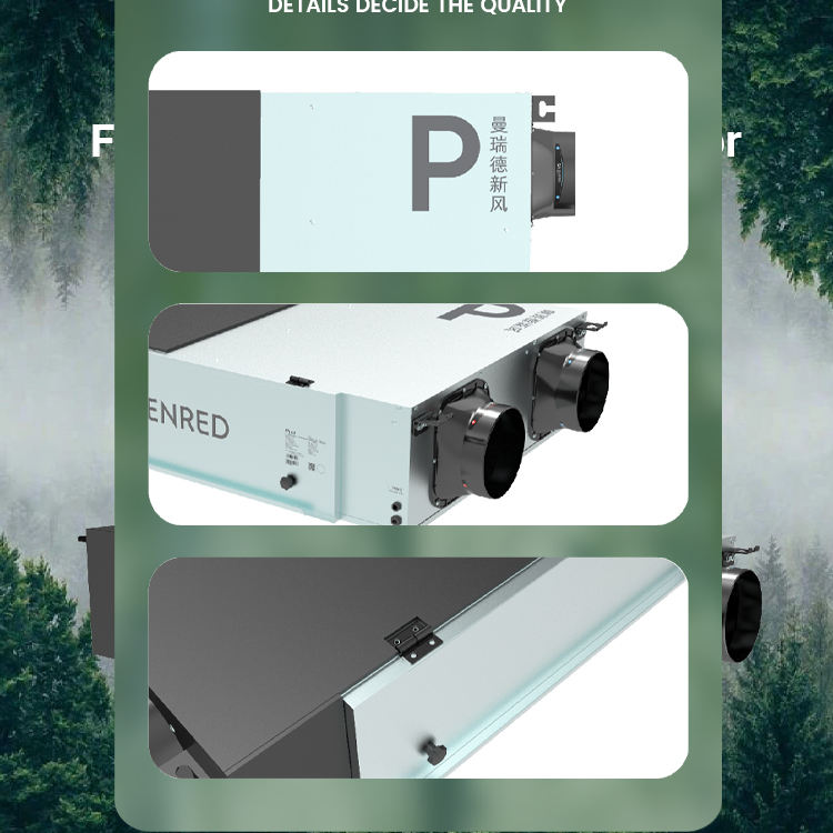 Ceiling Mounted Energy Recovery Ventilation System/ERV/HRV/Fresh air ...