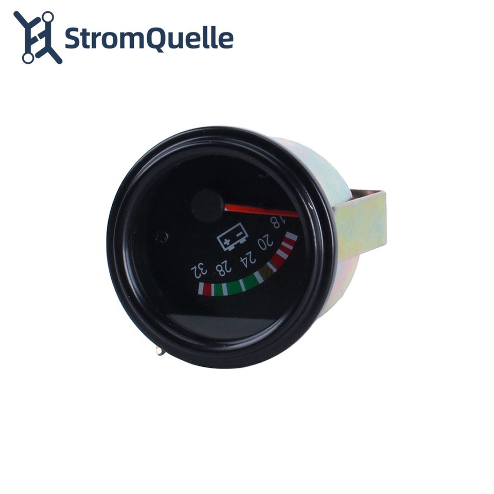 52mm Voltmeter 24V 18-32V V Voltage Gauge Meter for Genset Spare Parts ...