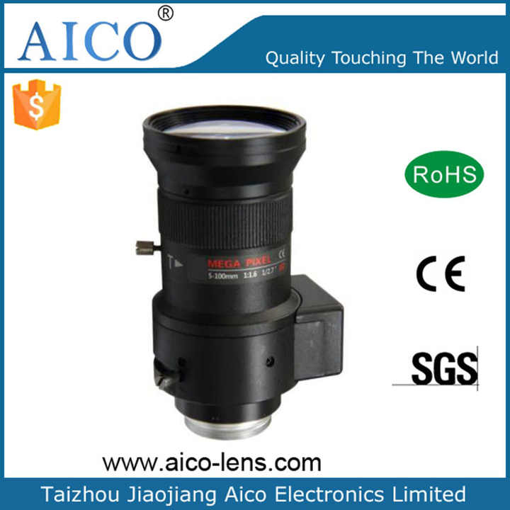 F1.6 dc auto iris 5-100 mm 2mp 5.0mm to 100mm cs mount varifocal 20x ...