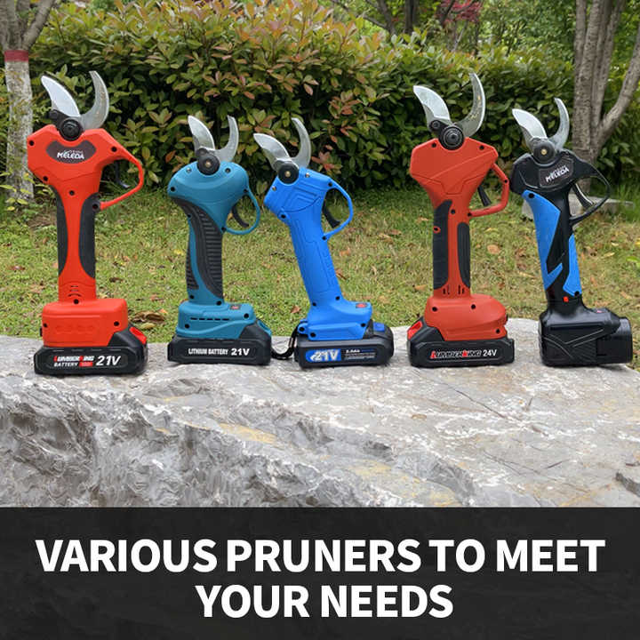Garden Cordless Battery Powered Branch Scissors Tree Pruner Electric ...