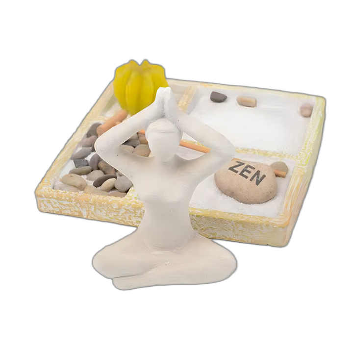 YOGA Figure Meditation Japanese Home Art Zen Garden| Alibaba.com
