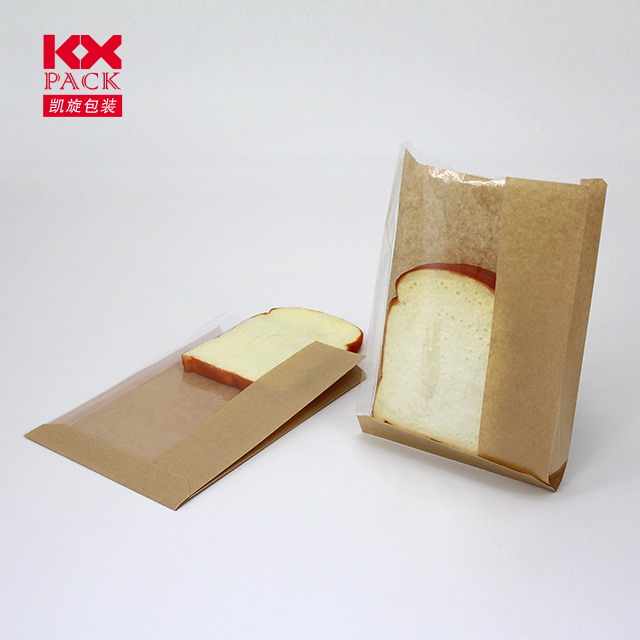 Kraft Paper Toast Packaging Bag - Recycled & Customizable