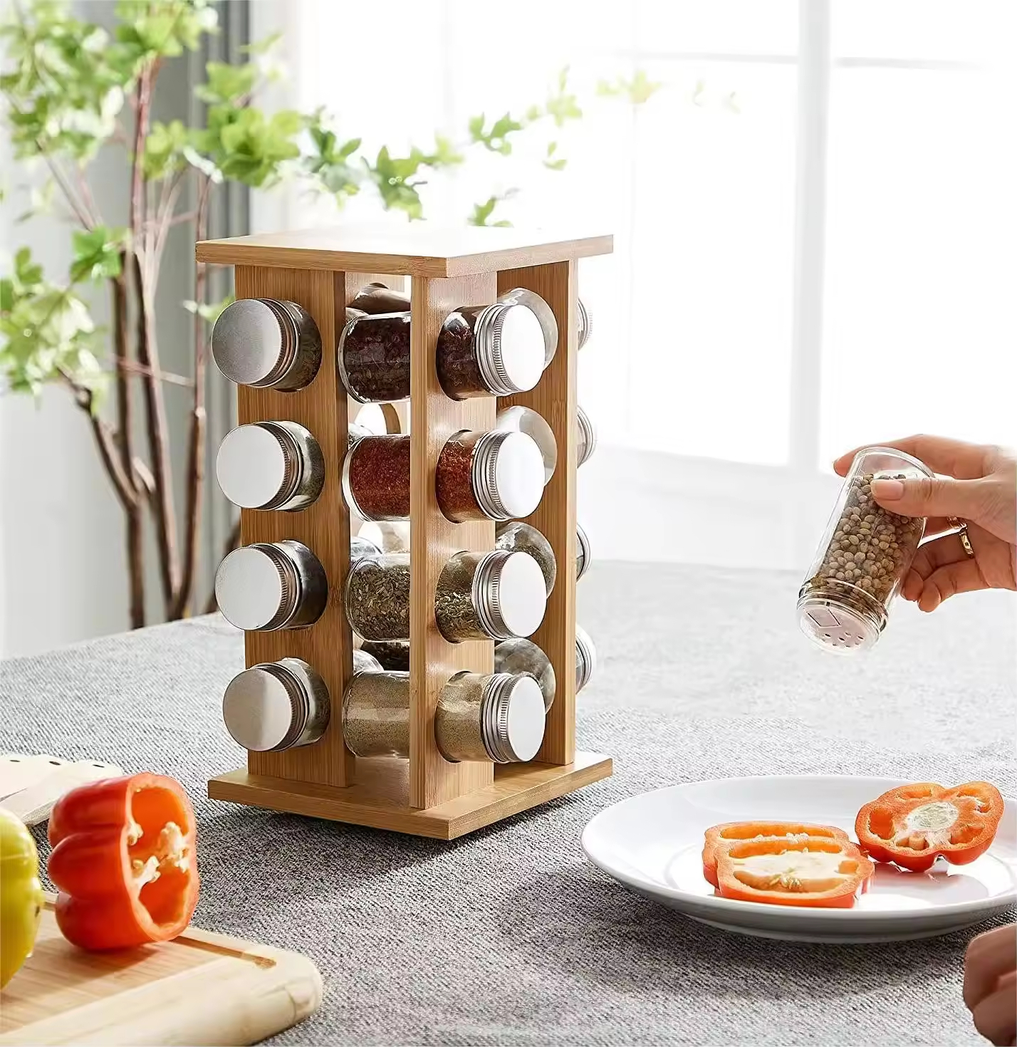 Low Price Revolving Spice Rack 360° Rotating Design | Alibaba.com