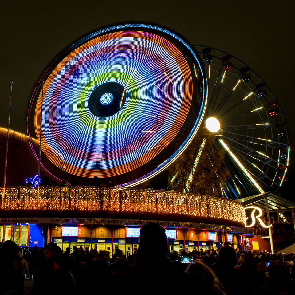 Colorful Swing Ferris Wheel Amusement Park Thrill Ride for Outdoor ...