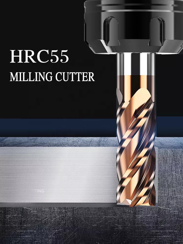 Hrc55 Dao Phay Đầu Cacbua 1 2 4 5 6 8 10mm Dao Phay 4 Rãnh Dụng Cụ Cắt – Công Xưởng Máy - Vật Tư ...