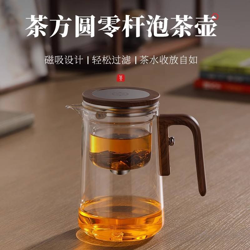 Modern Magic Glass Kettle with Lid Magnet-based Attachment Teapot with ...