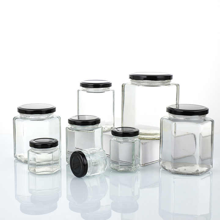 ClearSeal Flat Glass Jar with Crown Cap Airtight Freshness Storage for ...