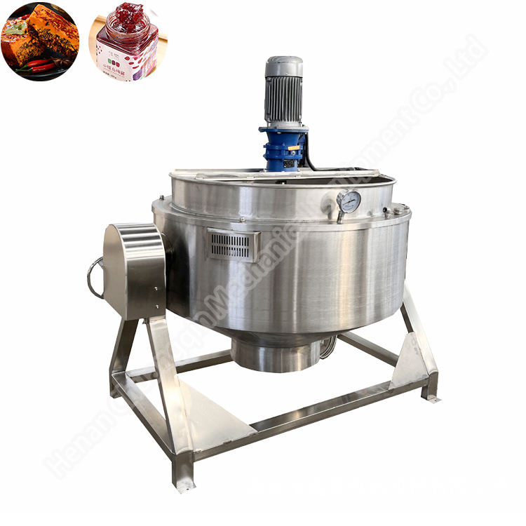 Tilting With Agitator Jacked Kettle Machine Industrial Double Jacket ...