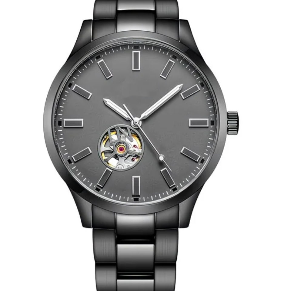 Iced Analog Luxury Stainless Steel Men's Watch Eta Movement Luminous ...