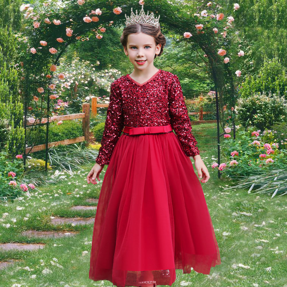 Girls Party Dresses Red