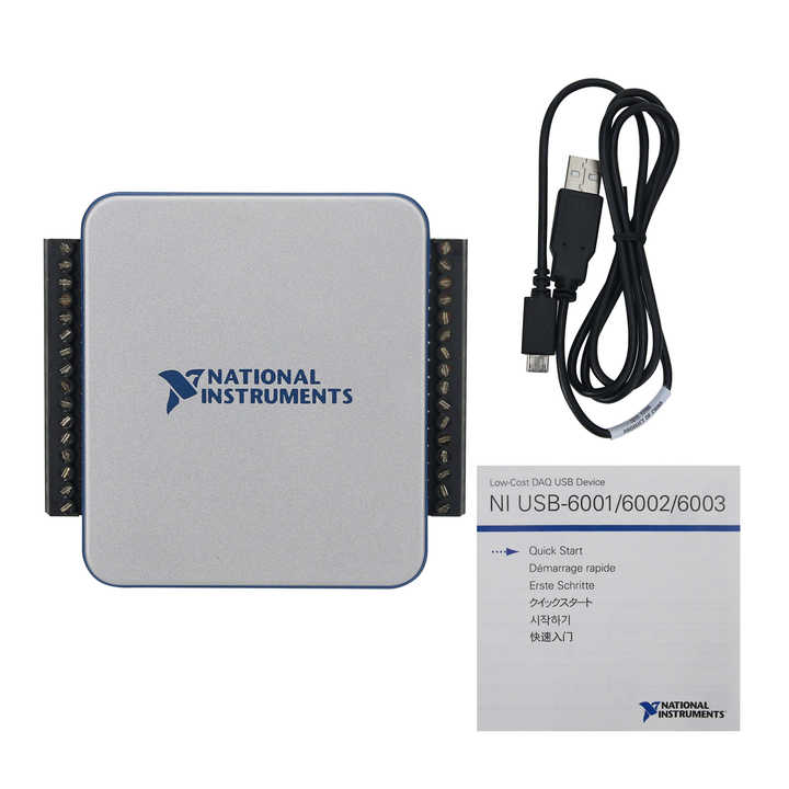 NI USB--6002 Data Acquisition Card - 8AI 16-Bit 2AO Labview