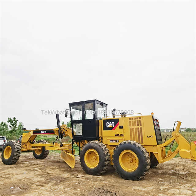 Used Caterpillar 140K Motor Grader Machinery CAT 140H 120K 140G ...