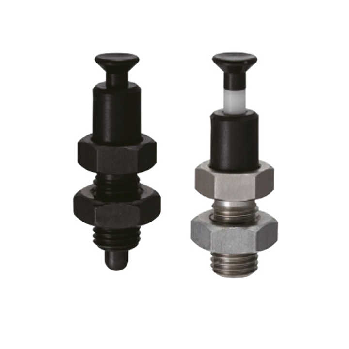 Spring Loaded Hex Screw Roller Plunger with Nut LRBPJ