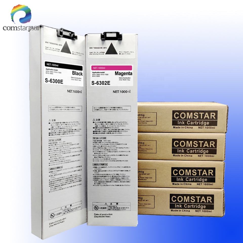Comstar Compatible Riso Comcolor Digital Printing Ink 1000ml - C/M/Y/K ...