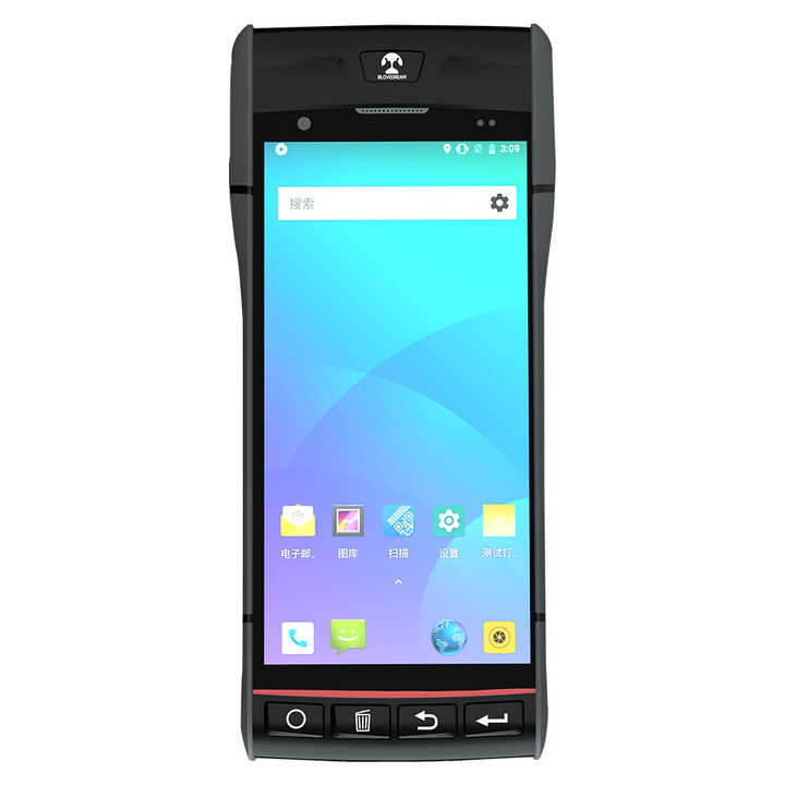 Full Screen PDA Speaker Thermal Receipt Printer 4G WiFi Camera Scanner ...