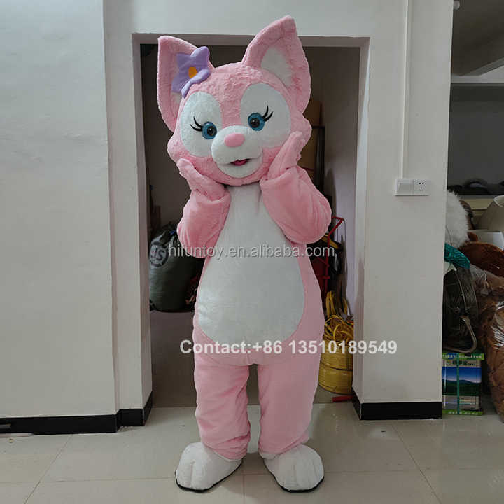 Funtoys Custom Pink Linabell Fox Mascot Costume Plush Anime Animal ...