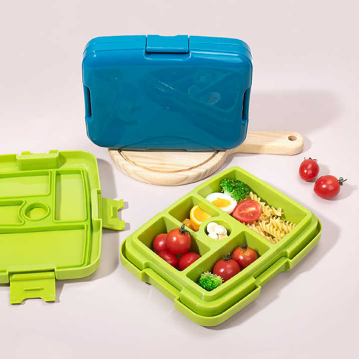 New Arrival Plastic School Lunch Box Kids Reusable Leakproof
