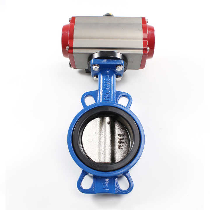 DN100 DN200 PN16 Wafer Type DC AV Electric Actuator Control Sanitary ...