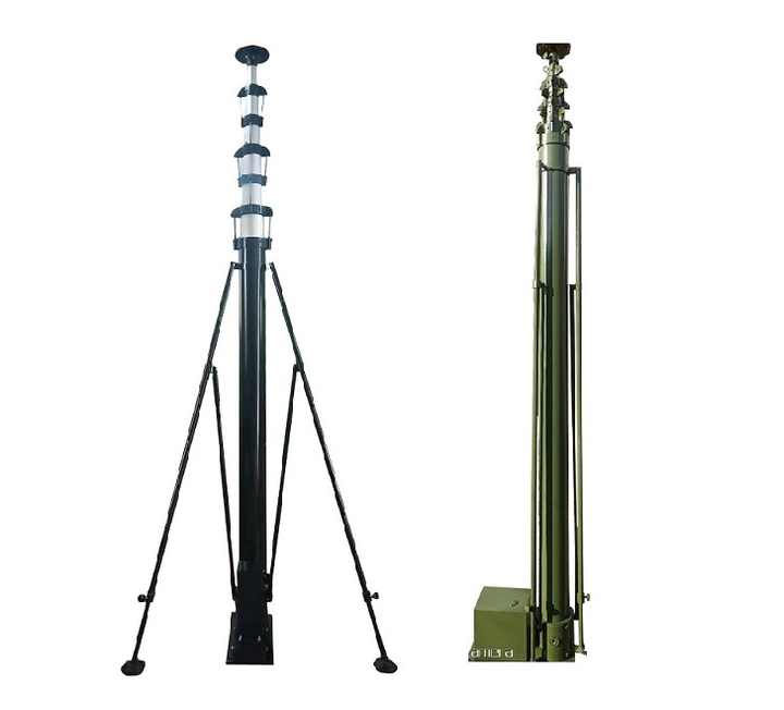 18m 30m Motorized Communications Camera Electric Tower and Manual Lift ...