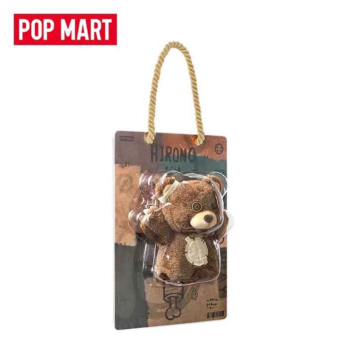 Genuine for POP MART Hirono Bear Dinosaur Plush Doll Toy Mystical Gift ...