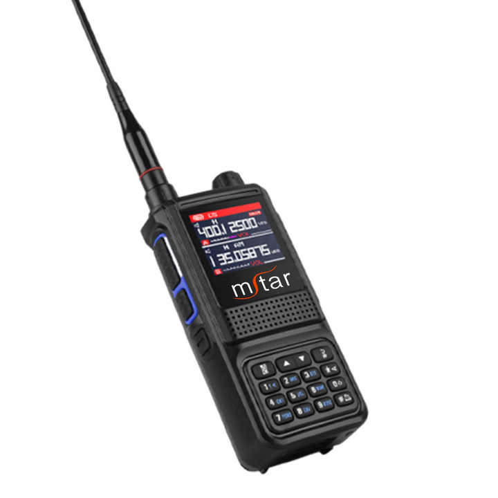MSTAR M-UV7 Professional Handheld Walkie Talkie Full Band Emerncy Alarm ...
