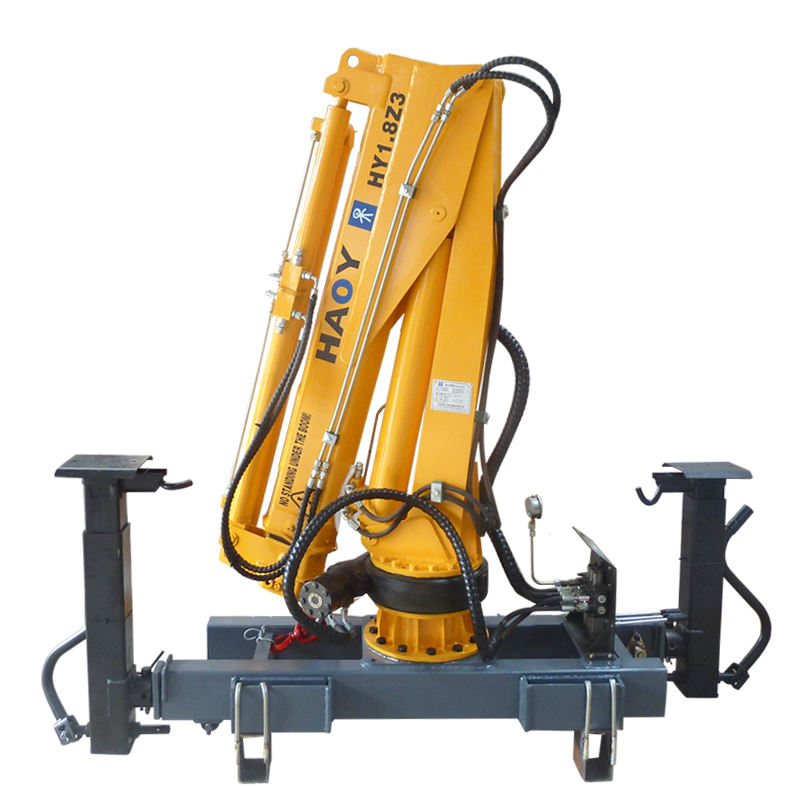 HY1.8Z4 Mini Portable Knuckle Boom Crane - 1.8 Ton Capacity