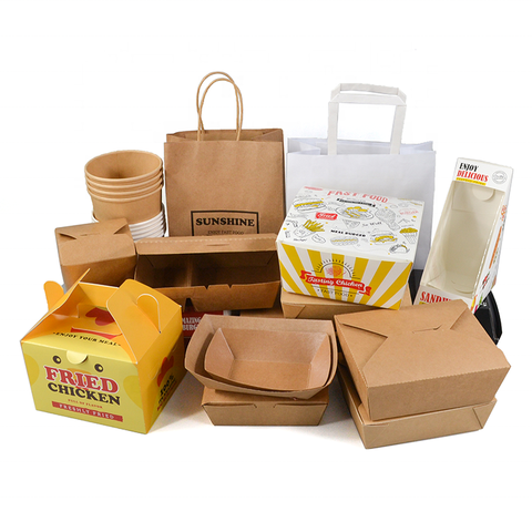 Custom Logo Printed Food Grade Hamburger Packaging