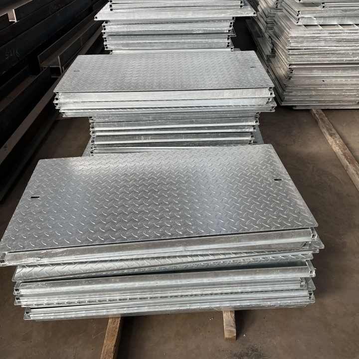 3mm Chequer Plate Galvanized Steel Grating Metal Pit Cover Fabrication ...