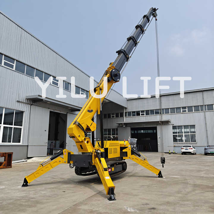 3000kg Lifting Mini Crane Compact Spider Crane Equipment for ...